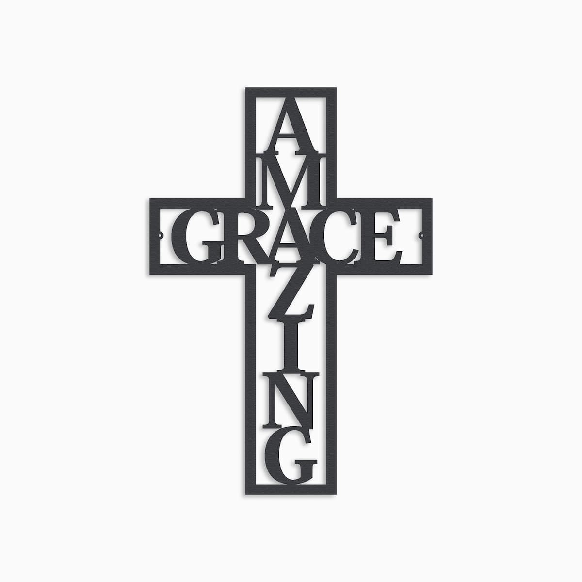 Amazing Grace Cross 2 Layer Sign - Etsy