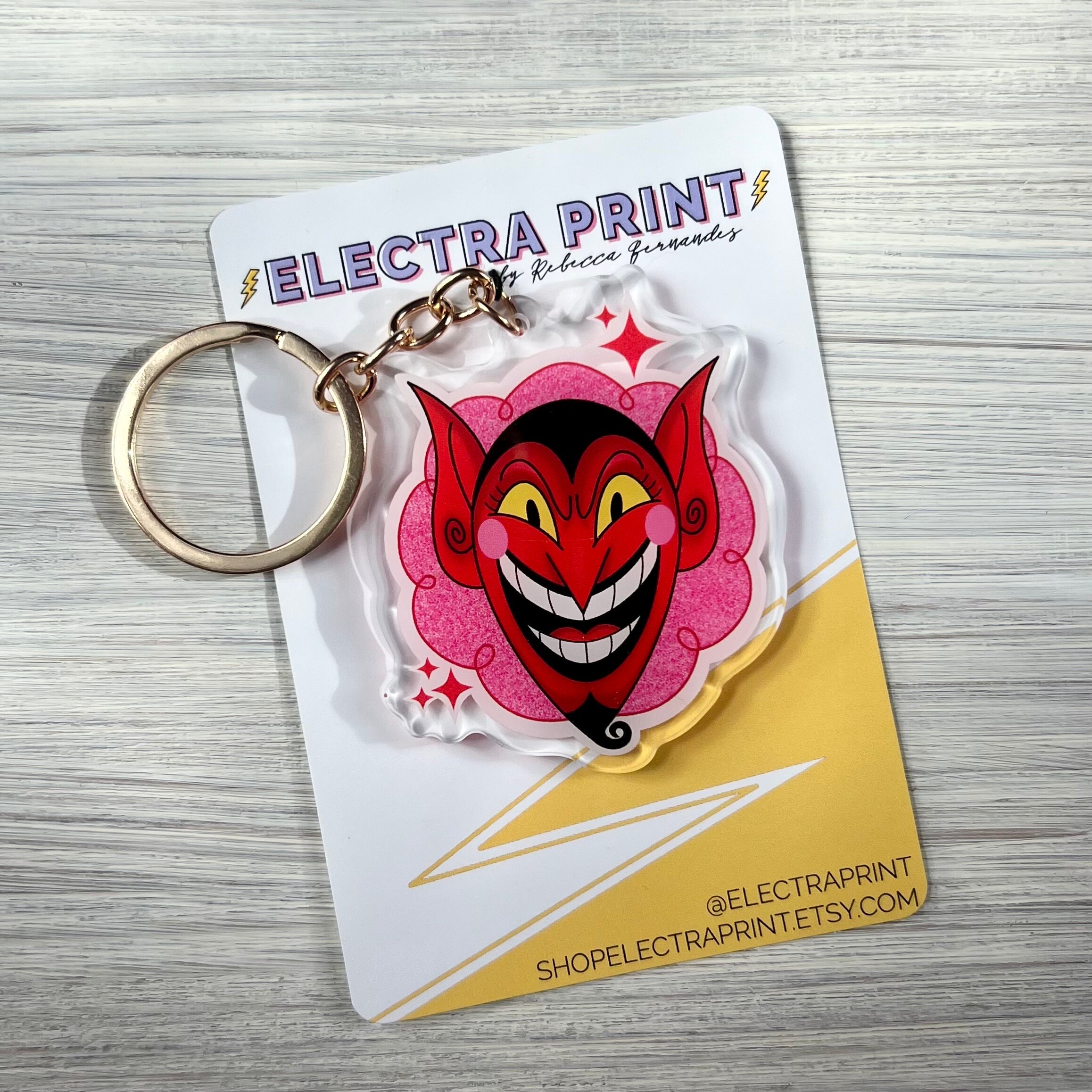 The Powerpuff Girls: Him Acrylic Keyring Vibrant 90s Keychain Bubbles ...