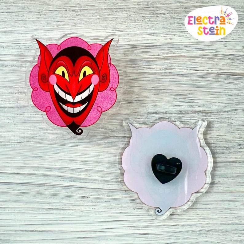 The Powerpuff Girls: Him Acrylic Pin Badge | Bubbles Blossom Buttercup ...