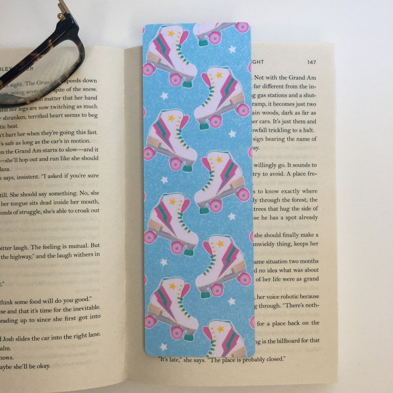 Roller-skate Bookmark: 80s Retro Reader Gift - Etsy