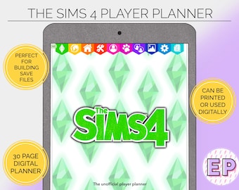 The Sims 4 Character Unofficial Planner Goodnotes Journal Printable ...