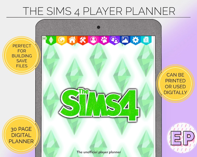 Printable Sims Character Sheet. Unfold Your Character and Their ...