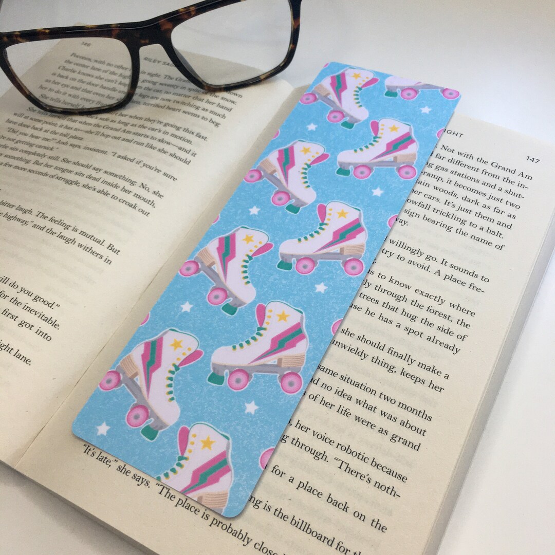 Roller-skate Bookmark: 80s Retro Reader Gift - Etsy