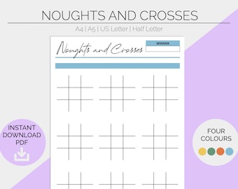 Noughts and Crosses Game | Etsy