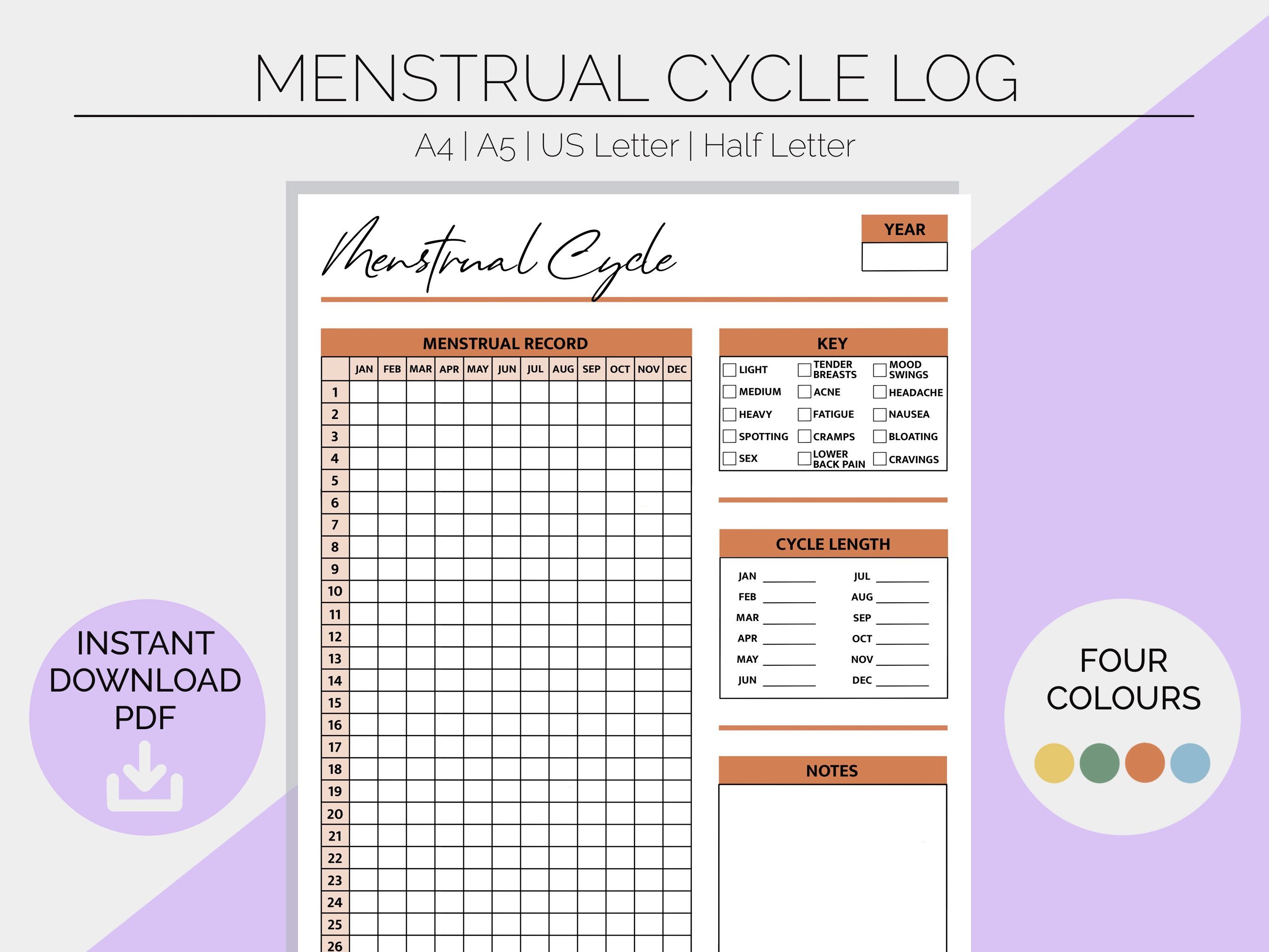 Menstrual Cycle Record