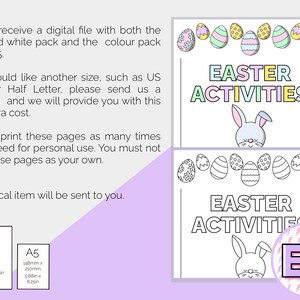 Easter Activity Pack Children's Printable Activities | Etsy