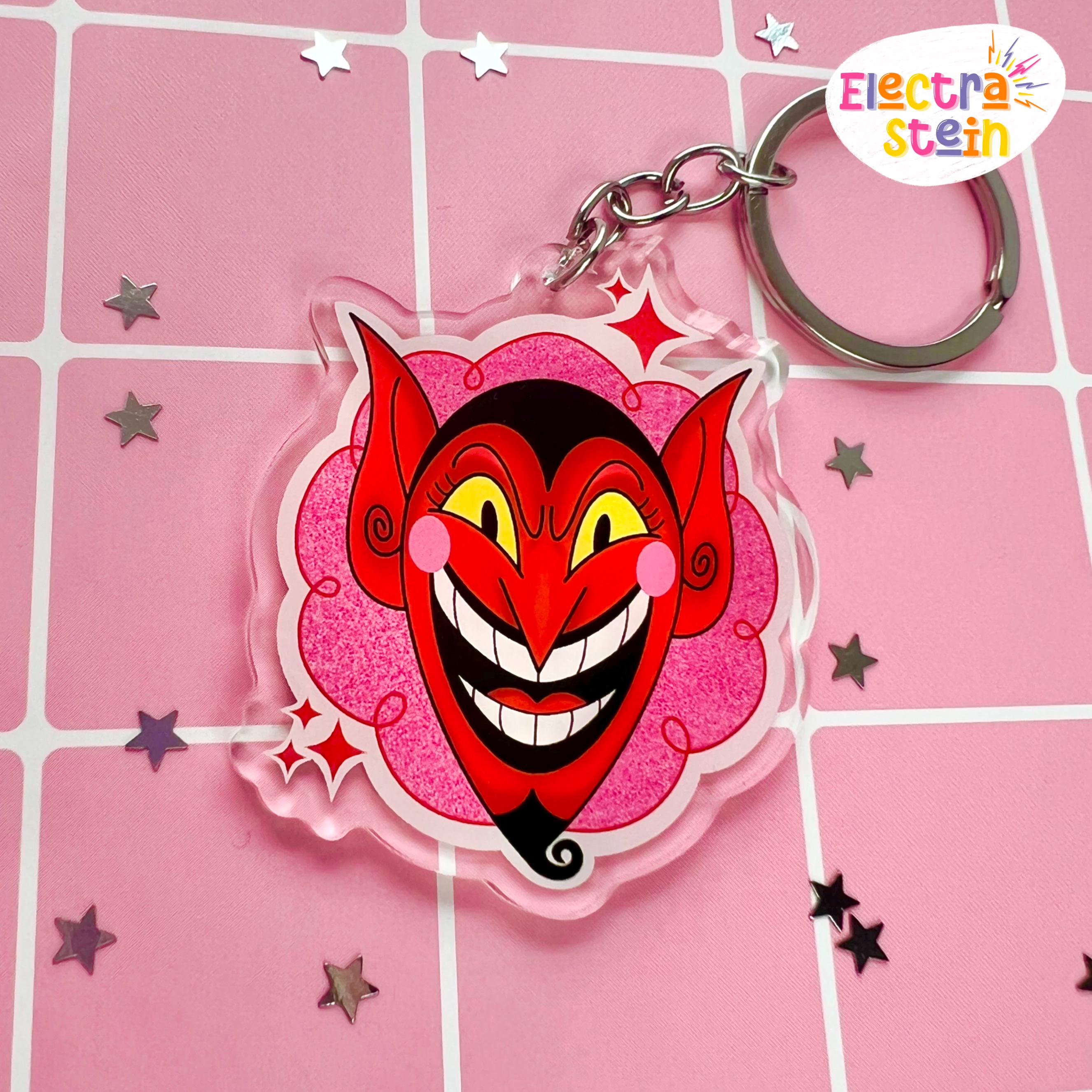 The Powerpuff Girls: Him Acrylic Keyring | Vibrant 90s Keychain ...