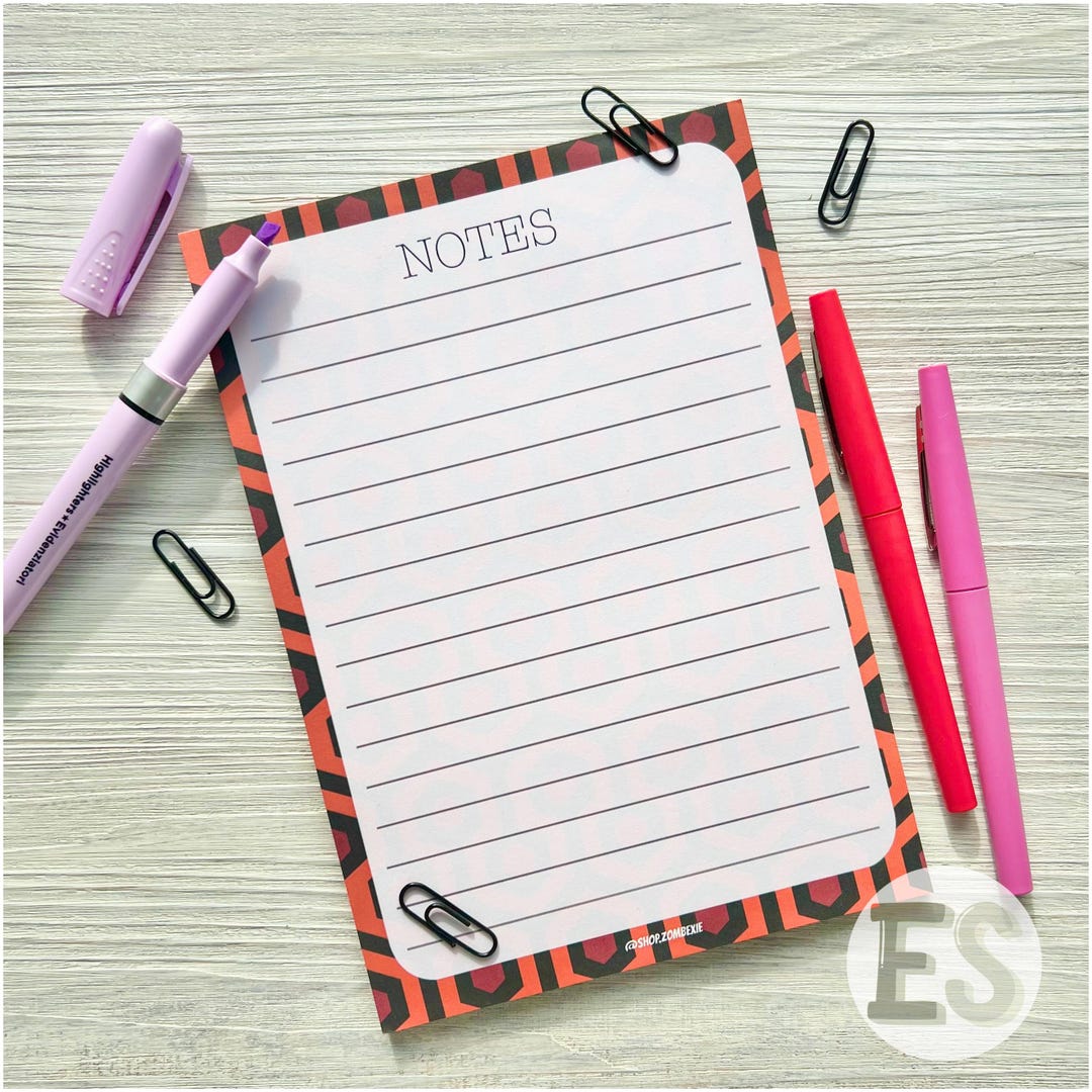 The Overlook Hotel Notepad | A5 Spooky Stationery | Stephen King | the ...