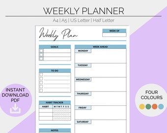 Daily Admin Planner - Etsy