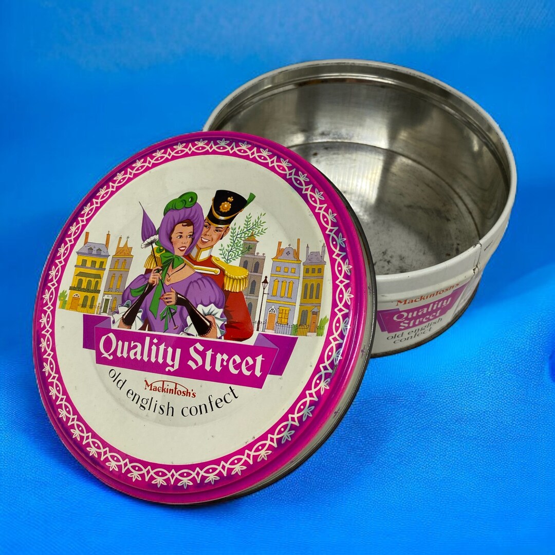 Vintage Quality Street Tin by Rowntree Mackintosh – English-german ...