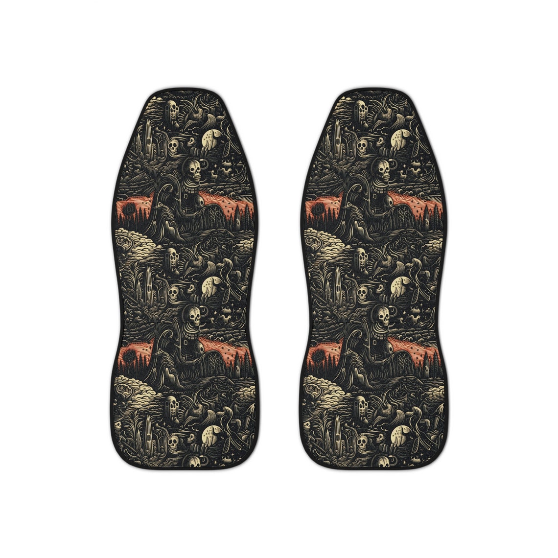 Gothic Car Seat Covers, Goth Car Accessories, Witchy Vampire Spooky ...