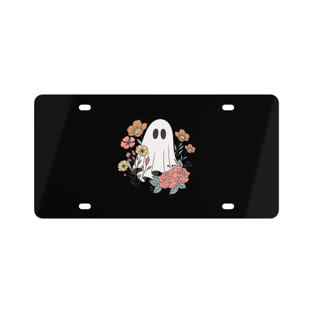 Ghost Vanity License Plate, Pastel Goth Car Accessories, Gothic Car ...