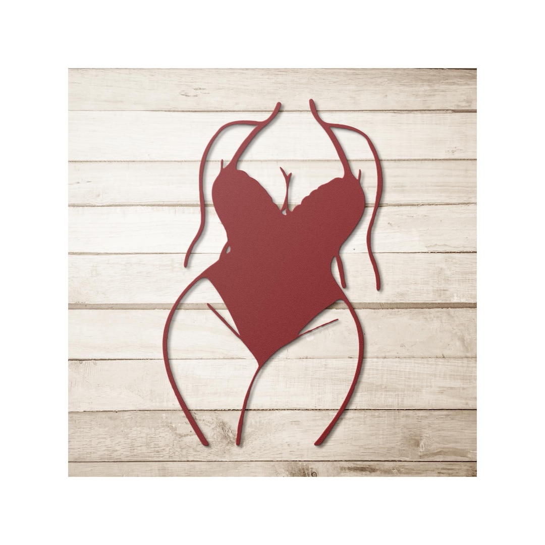 Kink Body Positive Metal Wall Art, Curvy Fat Girl Art, Bondage BDSM ...