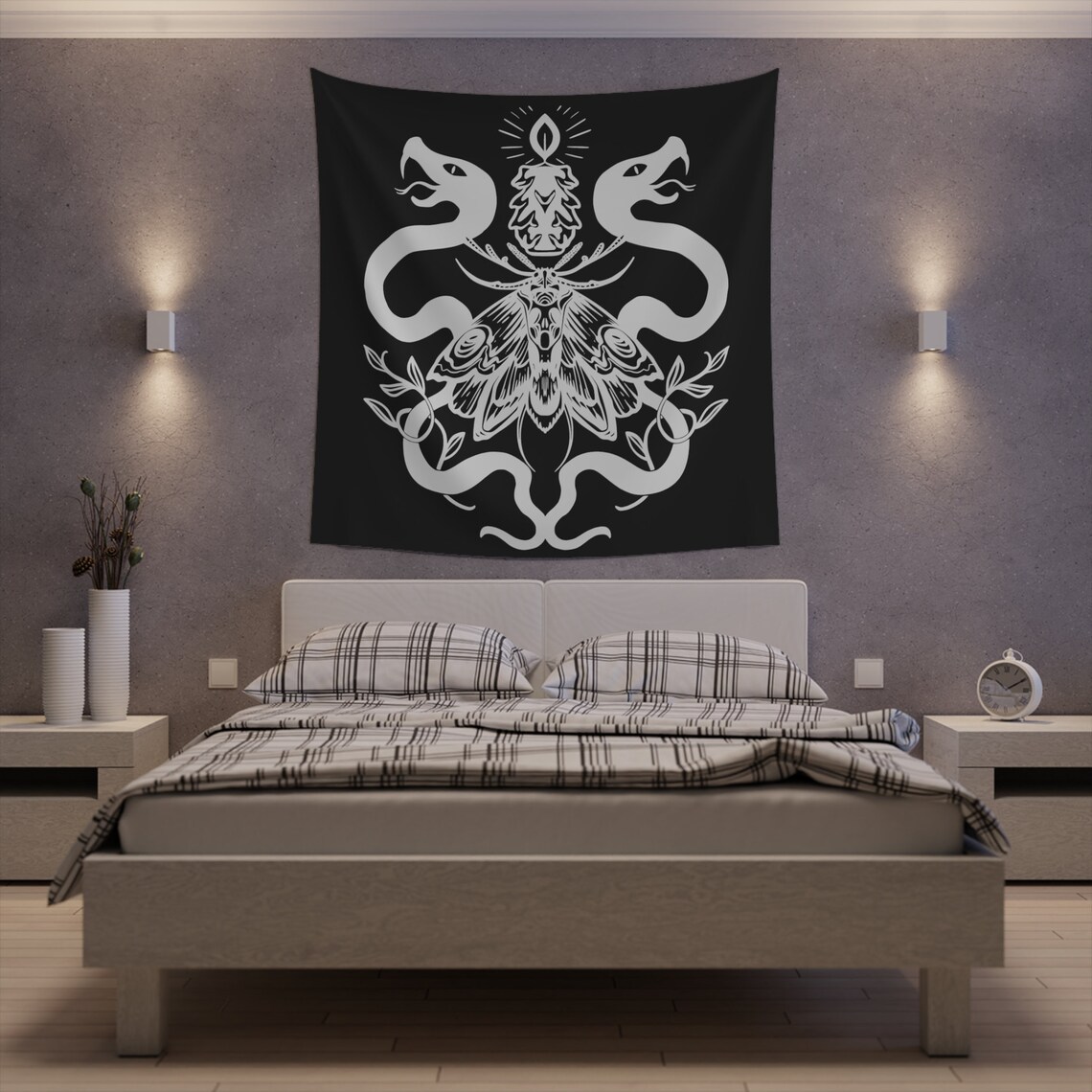 Lilith Altar Cloth, Witch Wiccan Pagan Tarot Cloth, Gothic Gift Altar ...