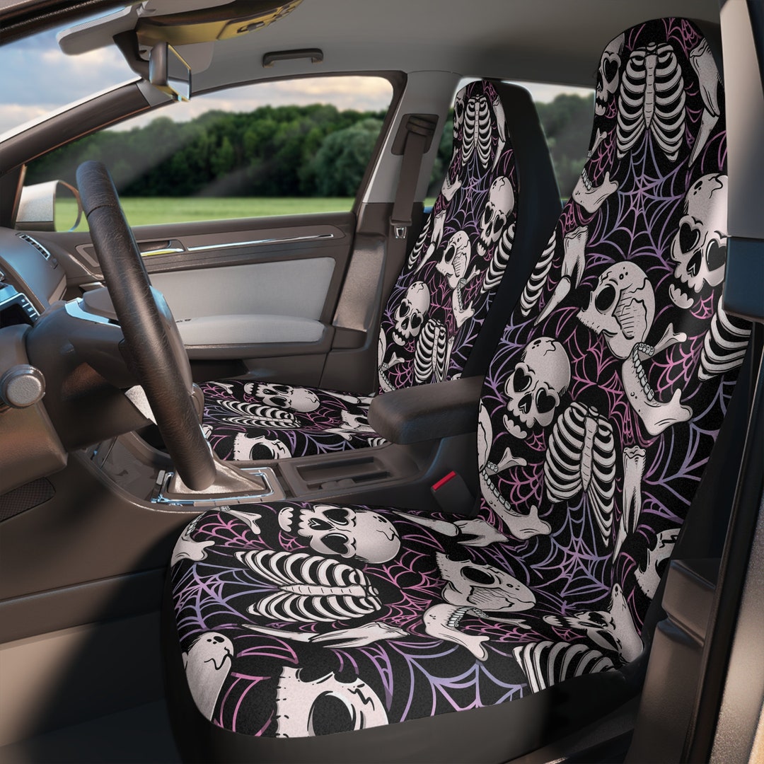 Gothic Car Seat Covers Set, Goth Car Accessories, Witchy Pastel Goth ...