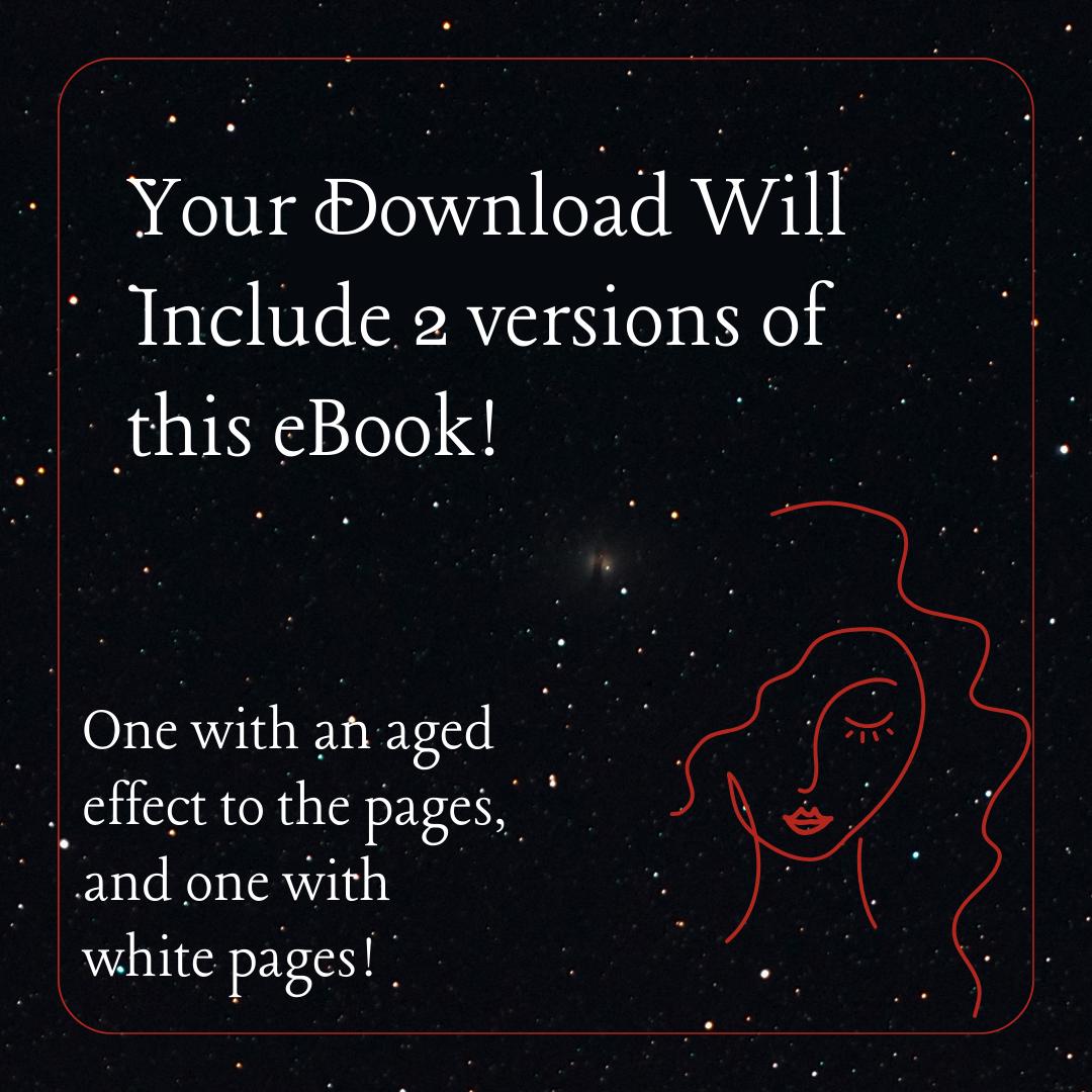 Lilith Printable Affirmations and Devotions Journal, Lilith Alter ...
