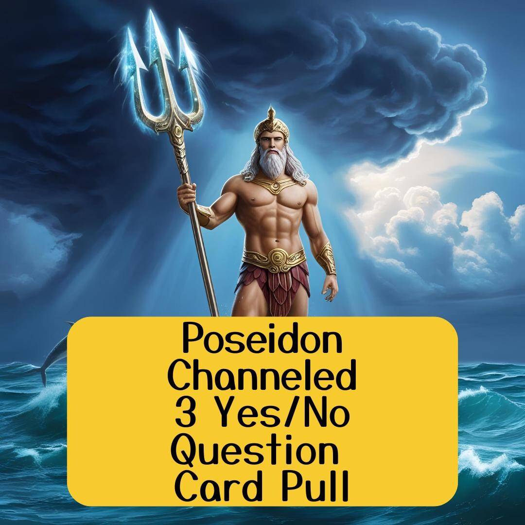 Poseidon Channeled Yes No Tarot Reading, Honest Psychic Medium Poseidon ...
