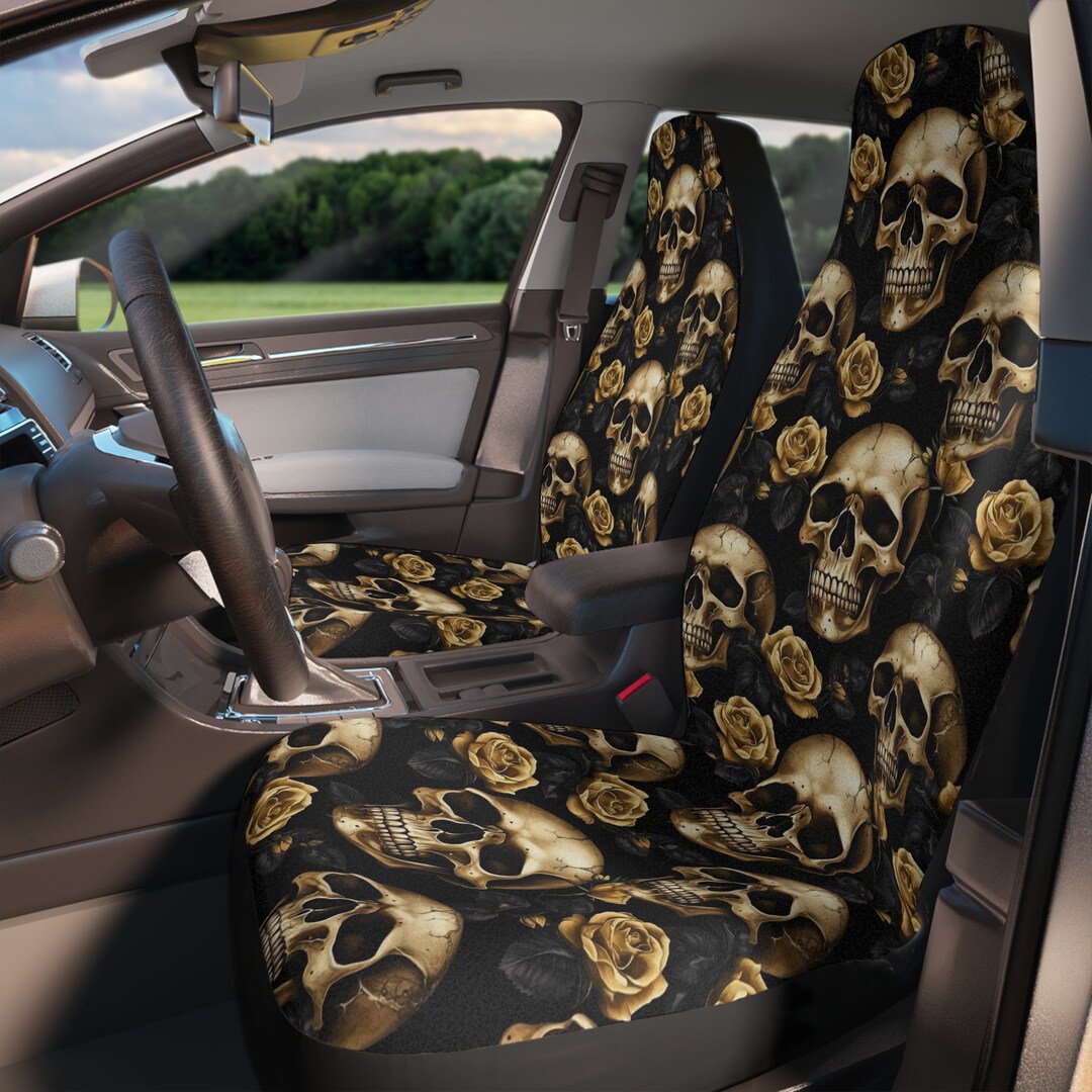 Gothic Car Seat Covers Set, Goth Car Accessories, Witchy Pastel Goth ...