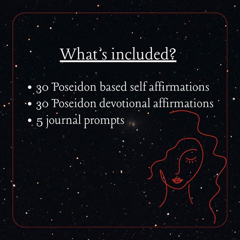 Poseidon Printable Affirmations and Devotions Journal, Alter Invocation ...