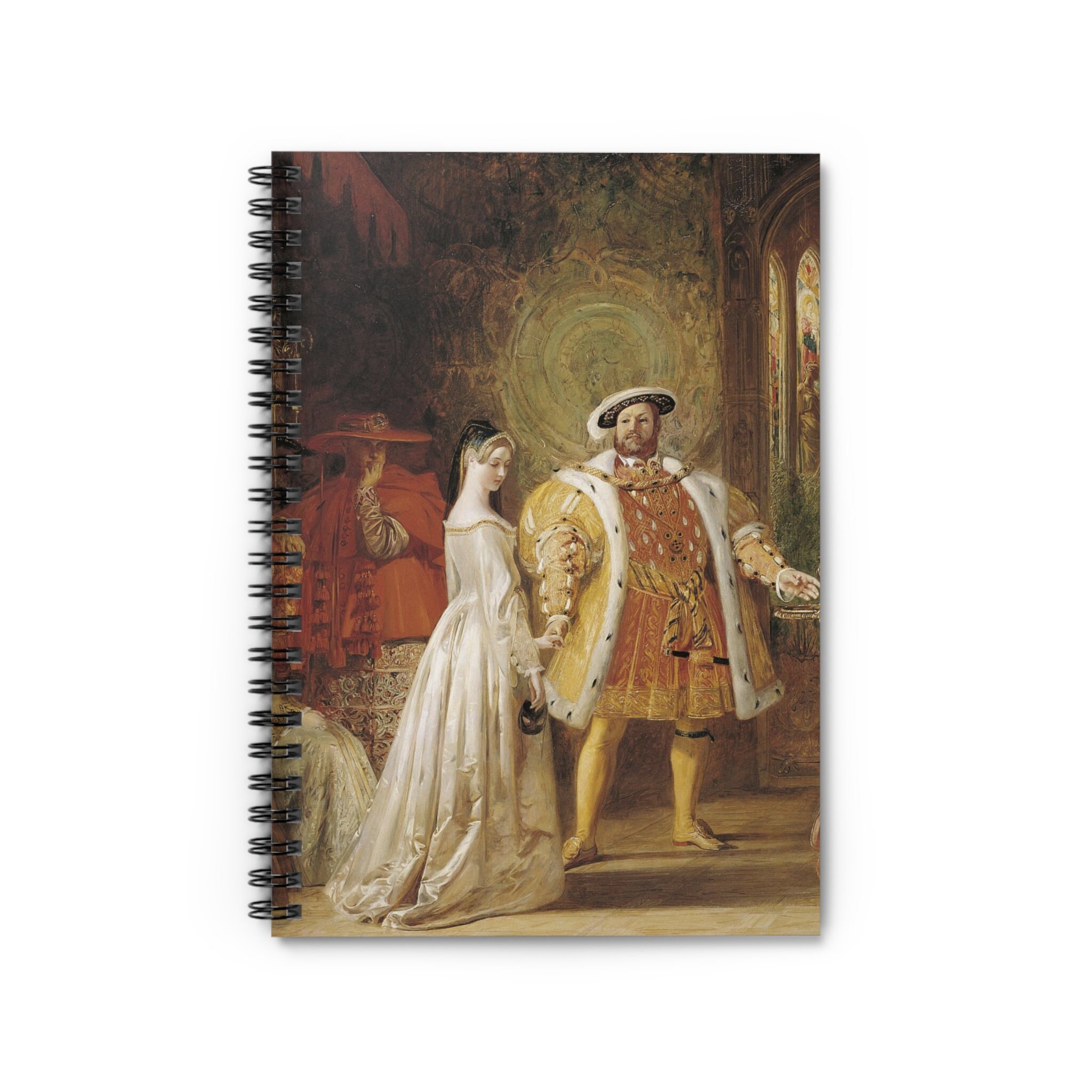 Anne Boleyn Spiral Journal, History Buff Gift, Tudor History Art Gift ...