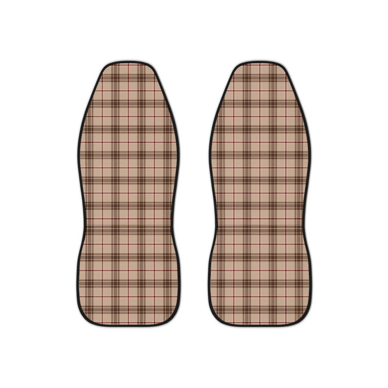 Tartan Plaid Car Seat Cover, Retro Seat Cover Vintage Car Accesories ...