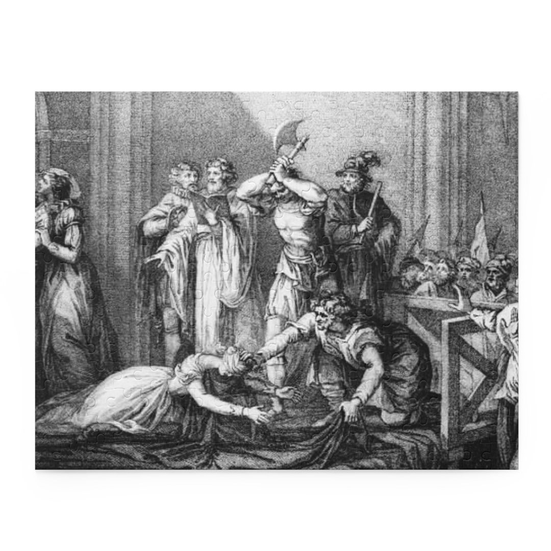 Mary Queen of Scotts Puzzle, Tudor History Art Puzzle, Custom History ...