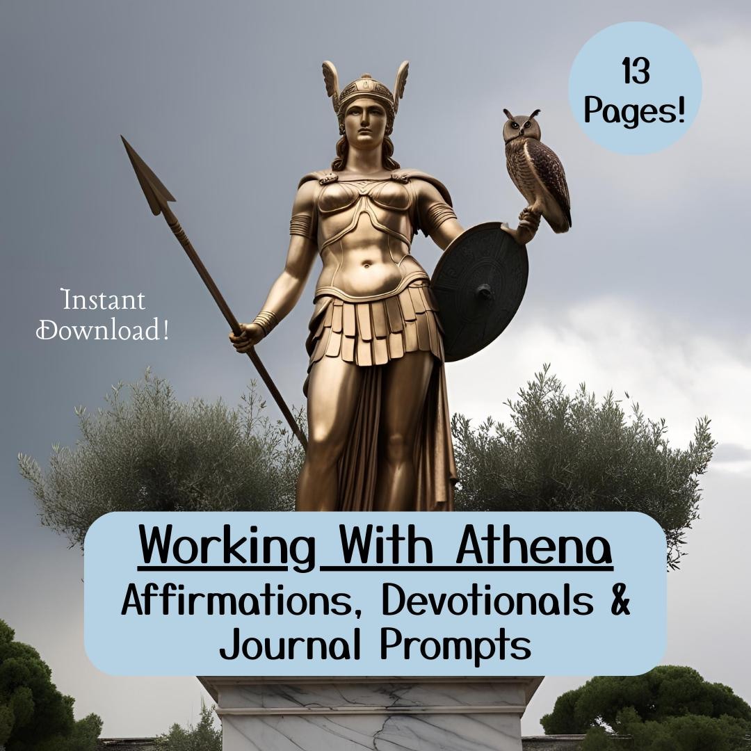 Athena Printable Affirmations and Devotions Journal, Athena Alter ...