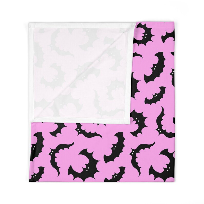 Goth Baby Bat Swaddle Blanket, Pastel Goth Grunge Punk Baby Nursery ...