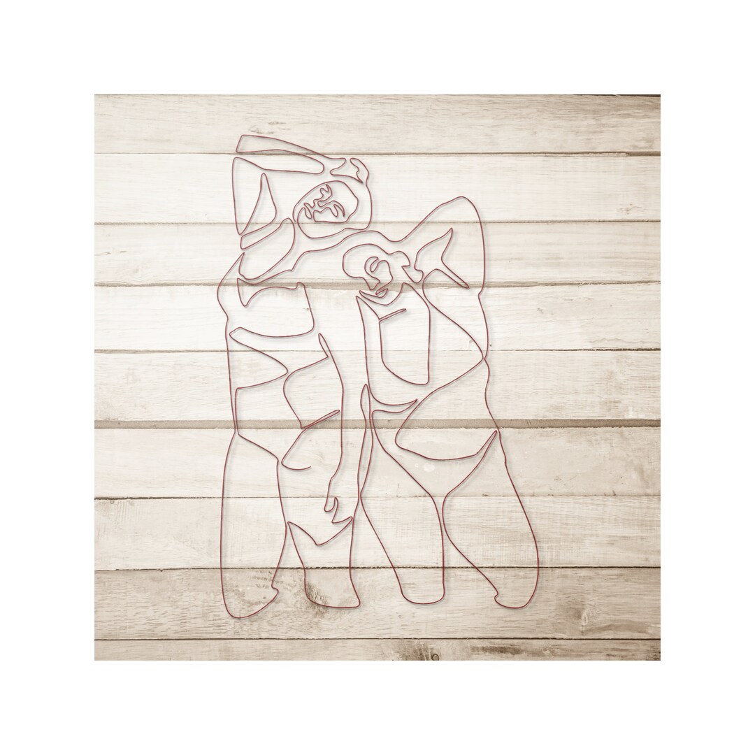 Body Positive Line Art, Metal Wall Line Art Decor, Body Positivity Wall ...