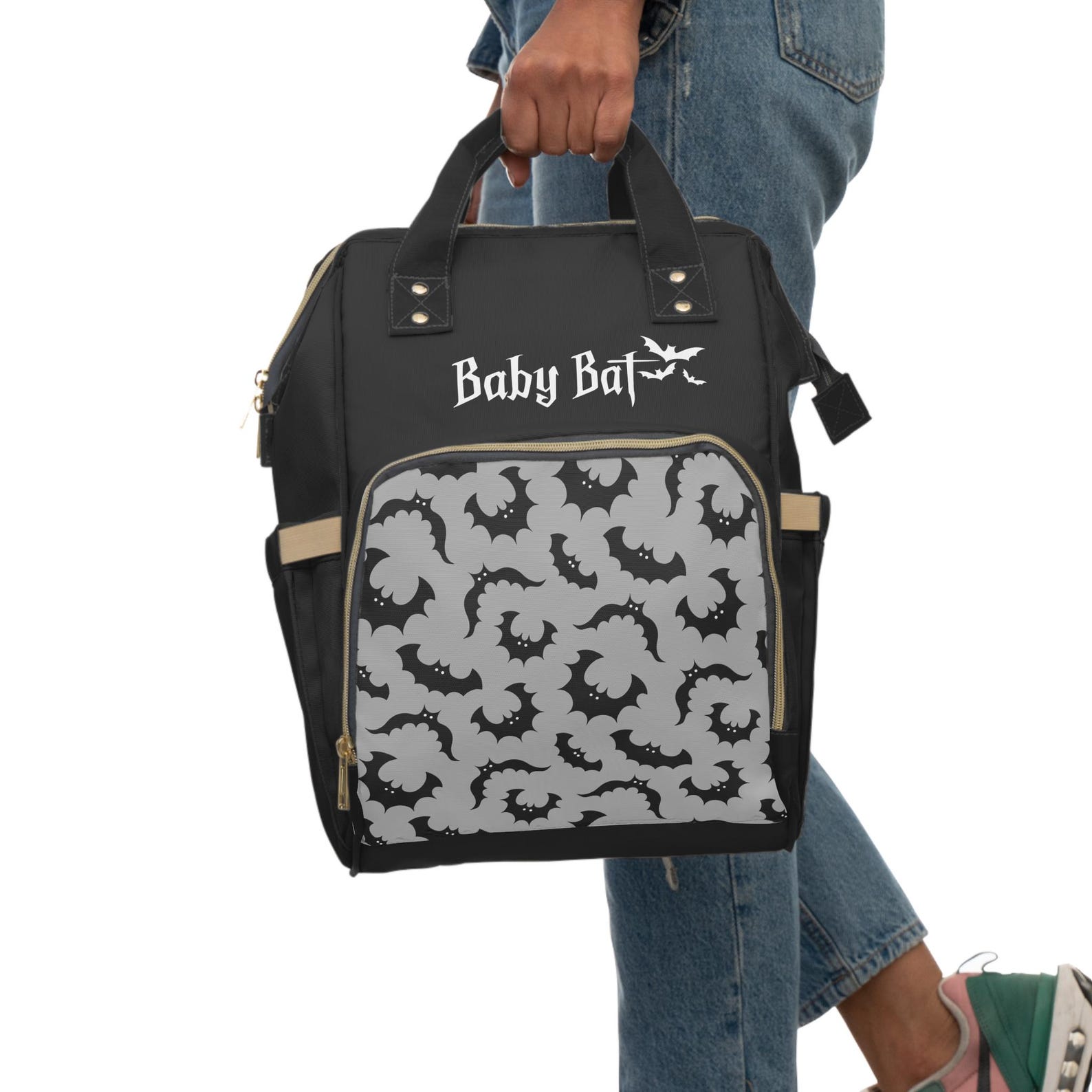 Baby Bat Goth Baby Diaper Bag, Goth Baby Bag Nappy Bag, Dark ...
