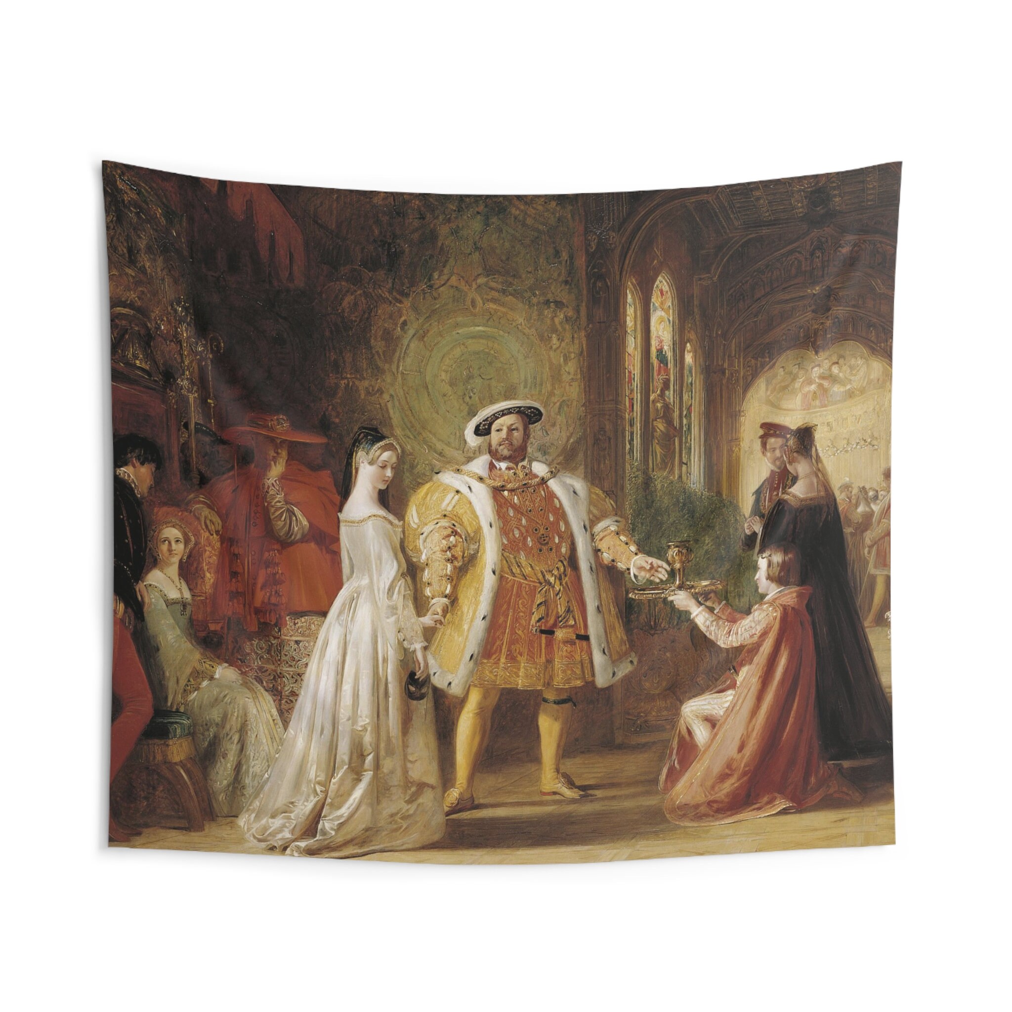Anne Boleyn Wall Tapestry, Tudor History Henry Viii Renaissance ...