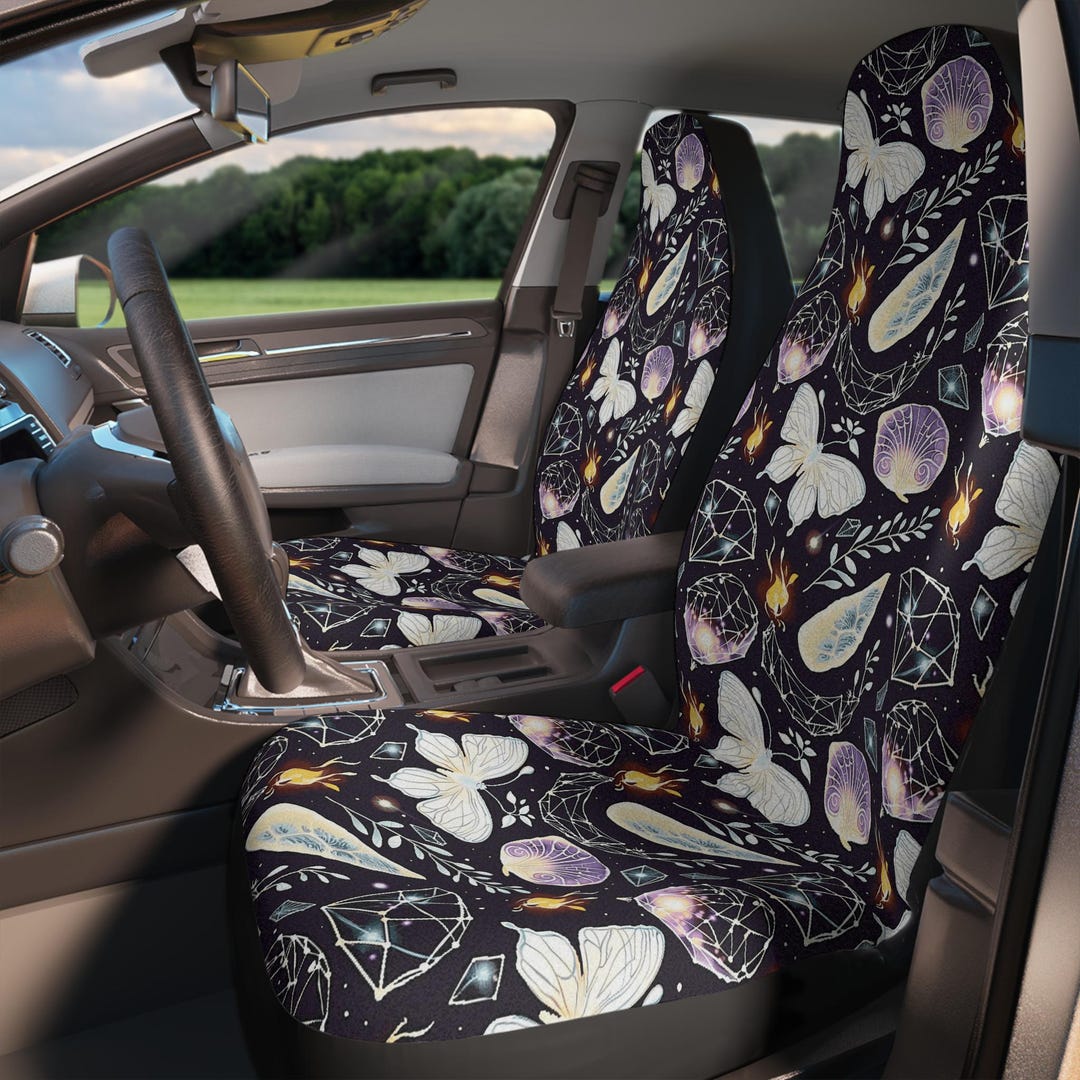 Gothic Car Seat Covers, Goth Car Accessories for Women, Vampire Witchy ...