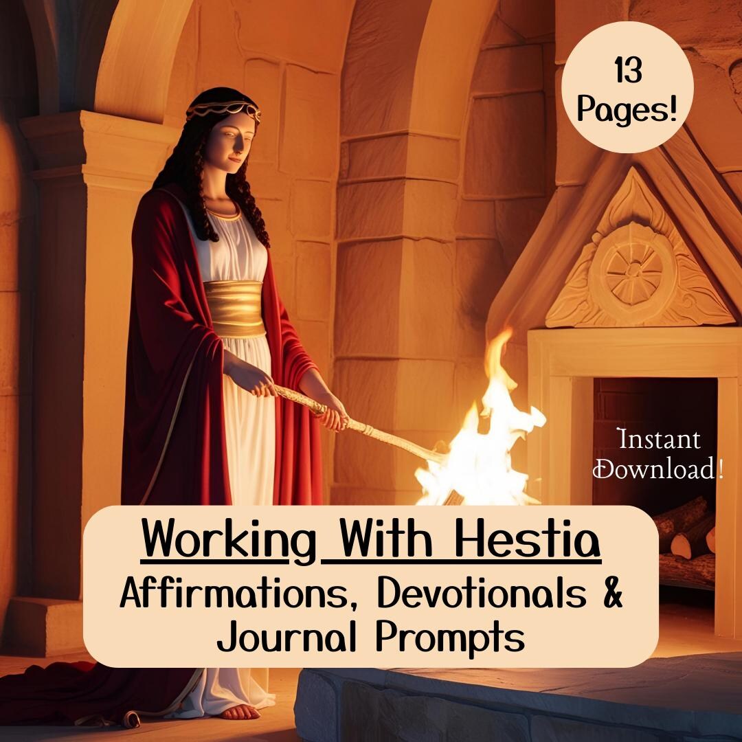 Hestia Printable Affirmations and Devotions Journal, Hestia Alter ...