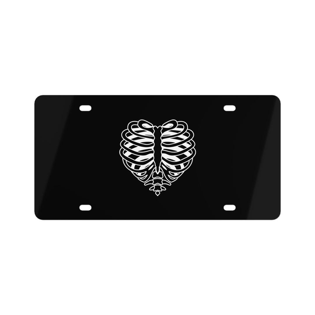 Skeleton Vanity License Plate, Goth Car Accessories, Gothic Car Front ...