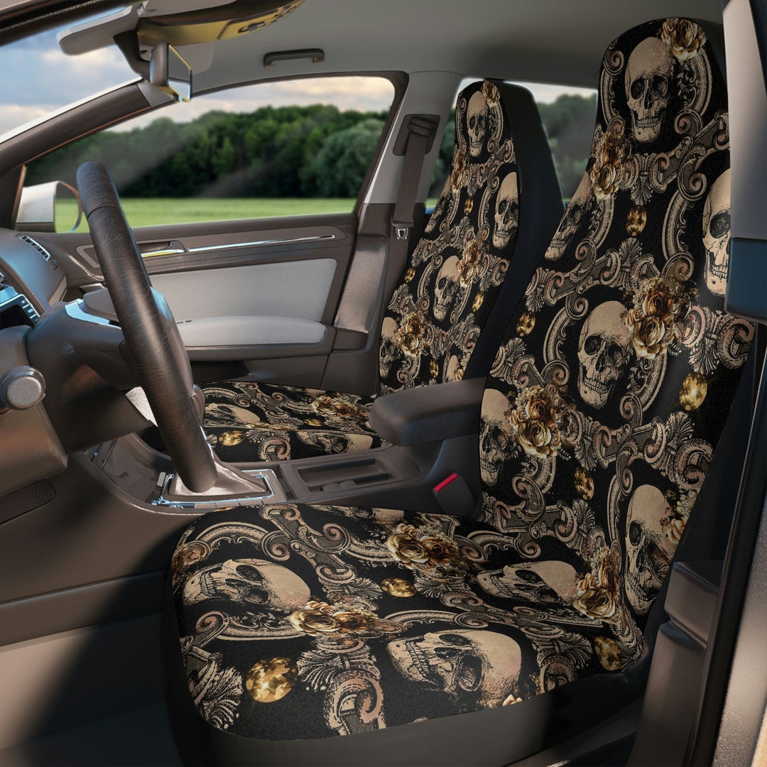 Gothic Vampire Aesthetic Car Seat Cover, Goth Car Accessories, Witchy ...