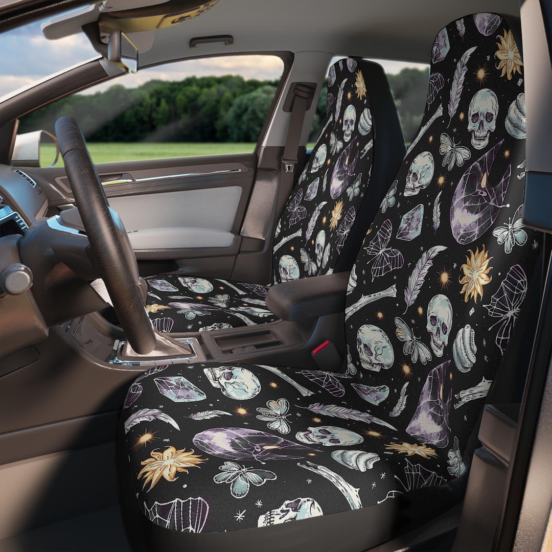 Gothic Car Seat Covers, Goth Car Accessories for Women, Vampire Witchy ...