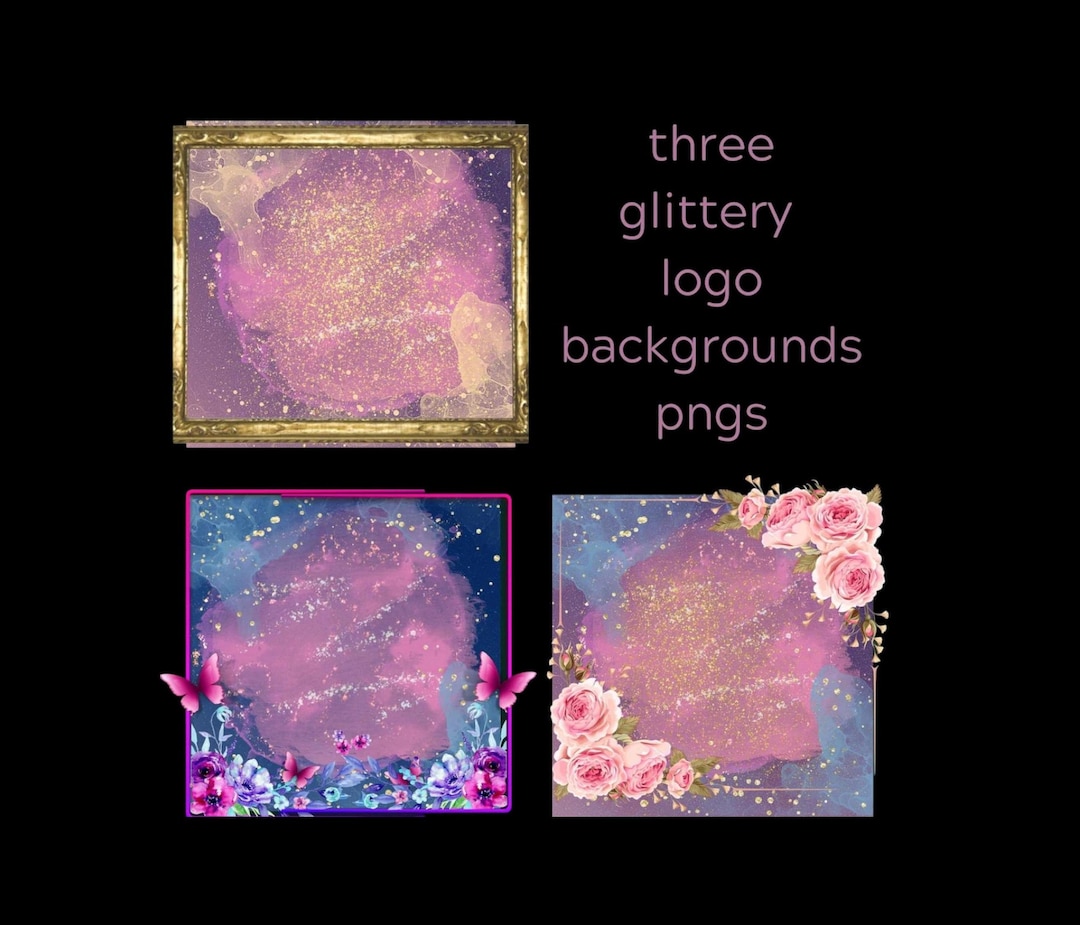 Glittery Background, Logo Background, Inspirational Quote Background ...