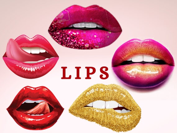 Realistic Lips Png Clipart
