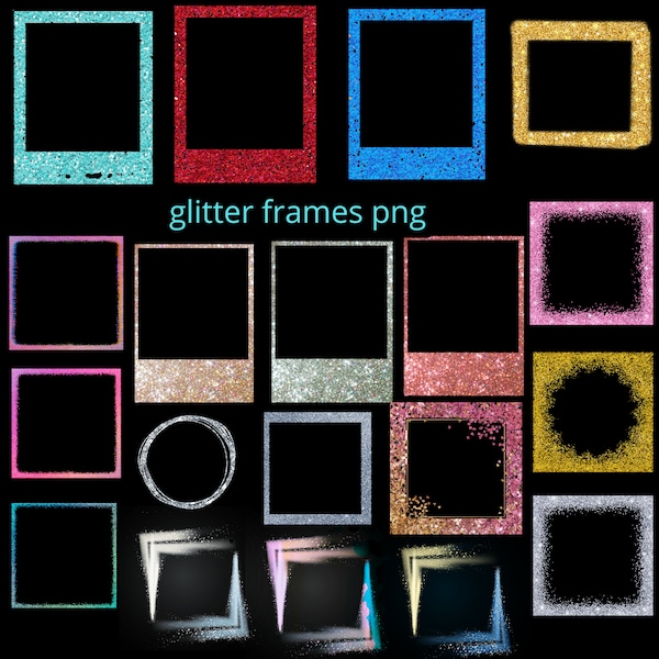 Glitter Frames - Etsy