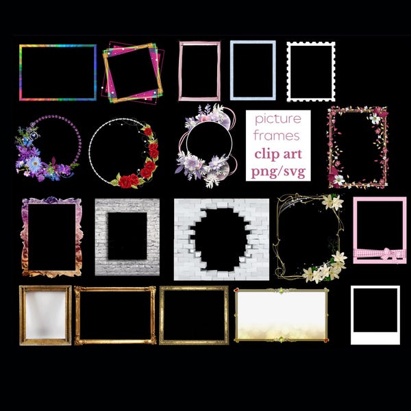 Transparent Photo Frame - Etsy