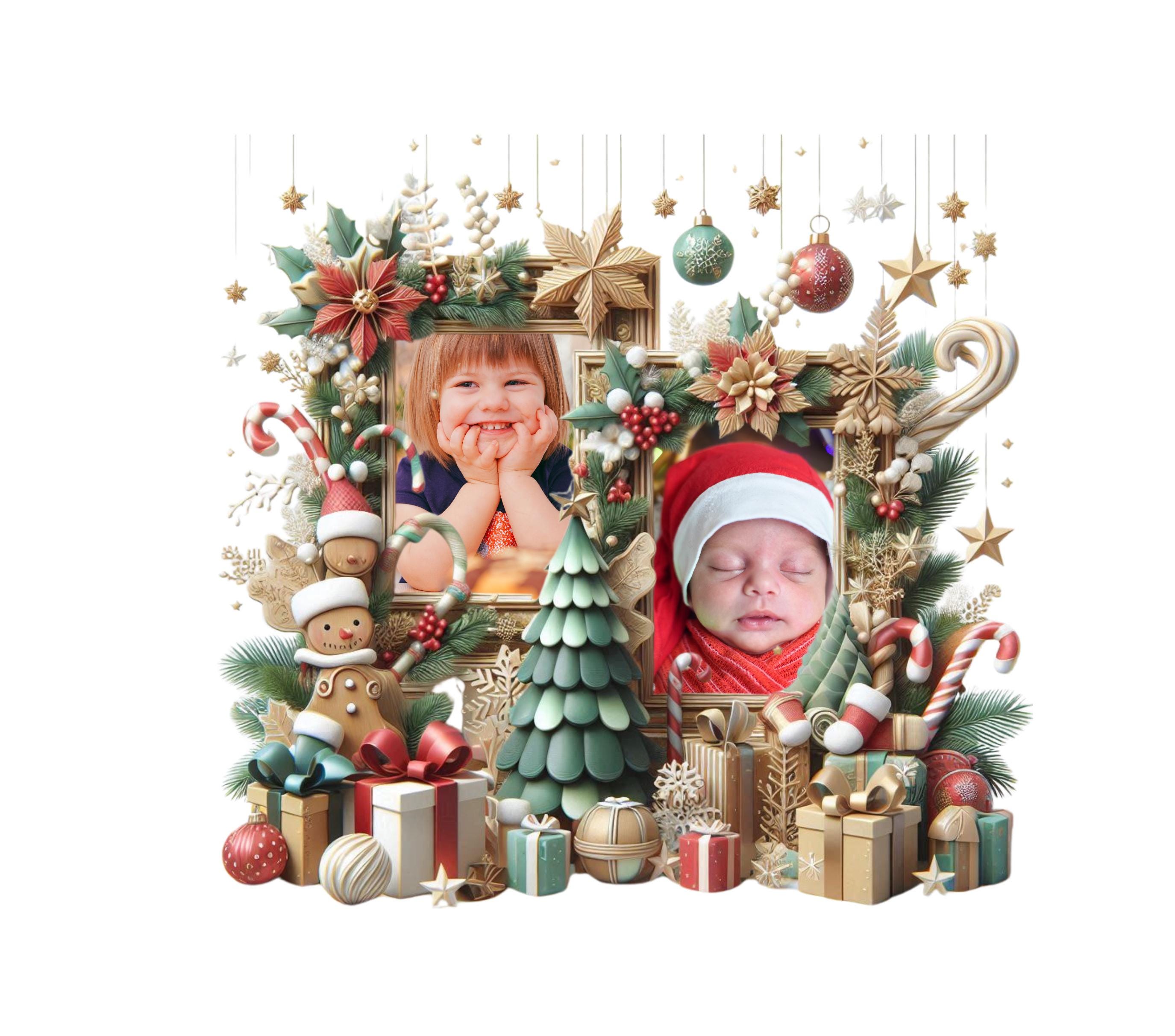 Christmas Frame Clip Art: Holiday PNG Frames (digital Download) - Etsy