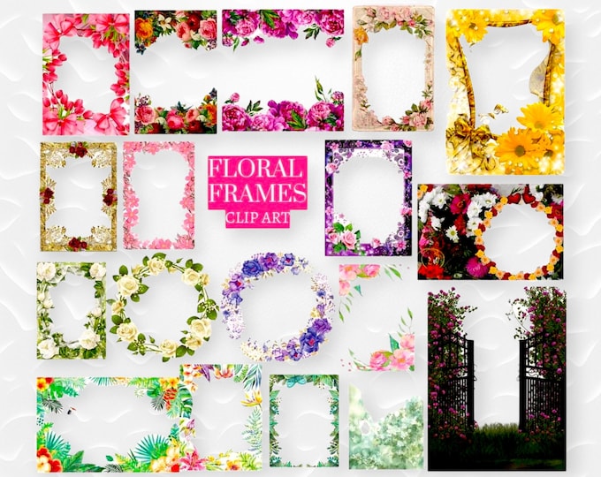 Picture Frame Clip Art, Photo Frame Png Files, Transparent Backgrounds ...