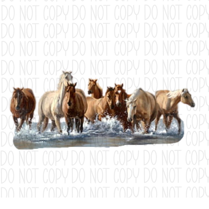 Watercolor Horses Clip Art PNGS Horses Digital Downloads Only - Etsy