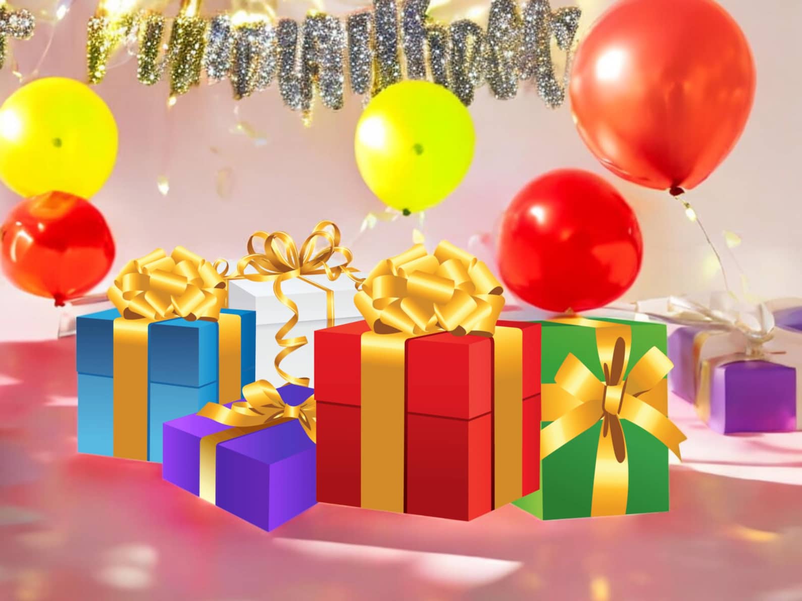 Birthday Clip Art: Balloons, Cake, and Party Decor (PNG, SVG) - Etsy