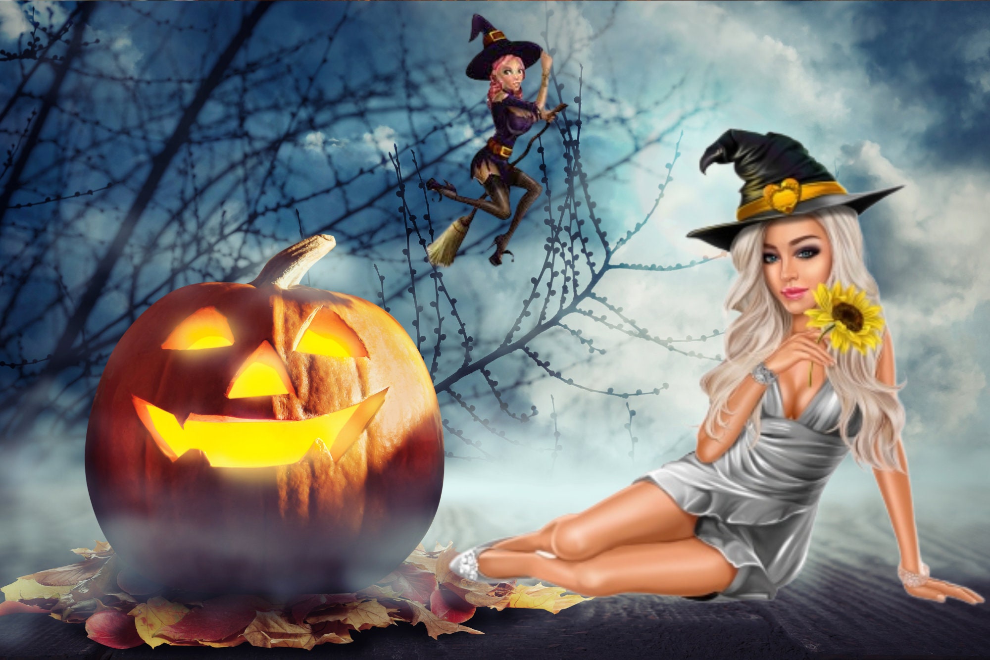 Happy Halloween Sexy Witch