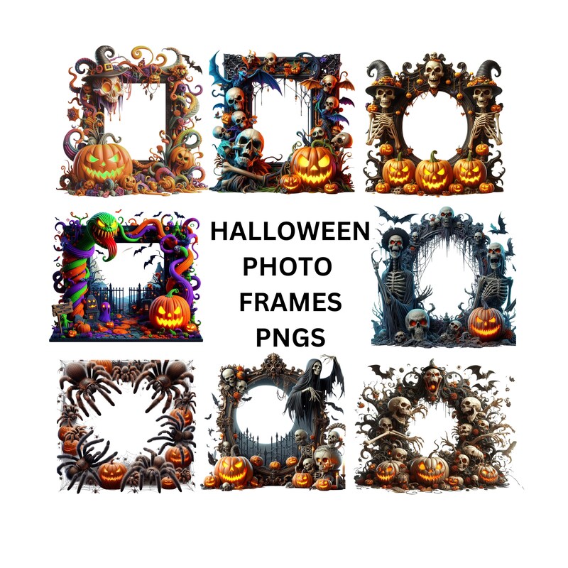 Halloween Frames - Etsy