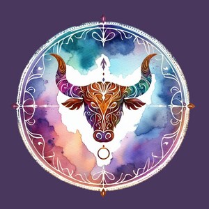 Taurus PNG, Taurus Zodiac Sign Clip Art, Ram Symbol, May Birthday Cards ...