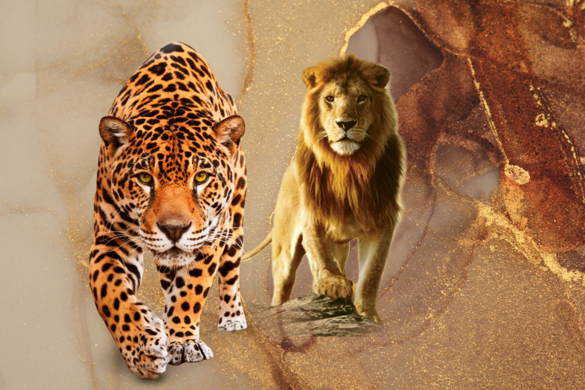Big Cat Pack Lion Tiger PNG Digital Download Only/transparent - Etsy