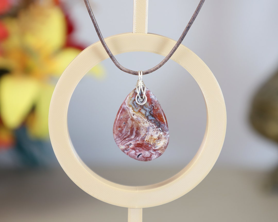 Ohio Flint Pendant Ohio Flint With Complex Patterning and Colors - Etsy