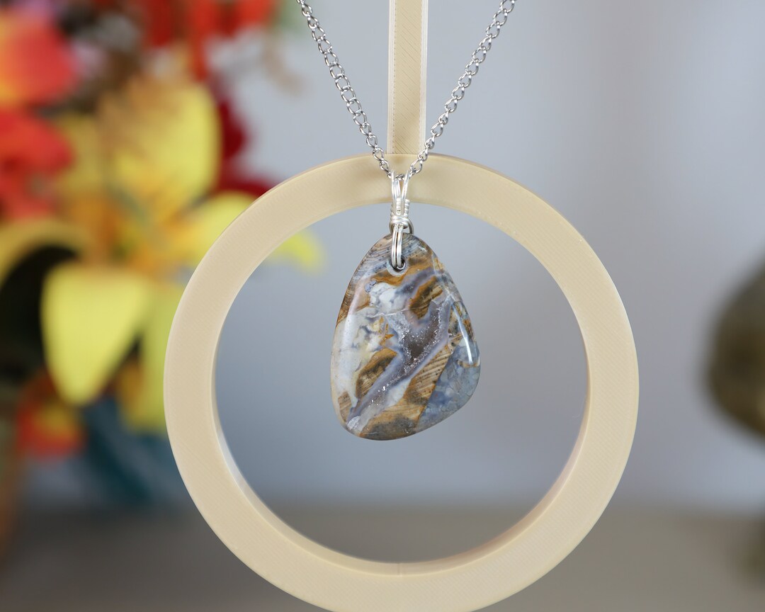 Ohio Flint Pendant Ohio Flint With Large Crystal/druzy Pocket and ...